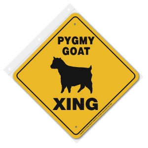Pygmy Goat Xing Sign Aluminum 12 in X 12 in #20704 - Etsy