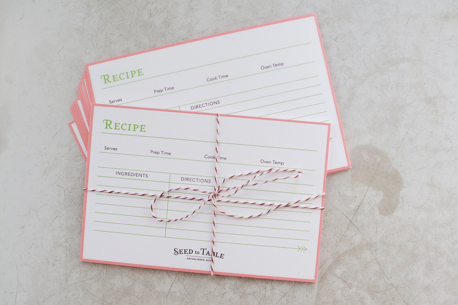 Cartes de recettes cartes de recettes vierges cadeau de | Etsy