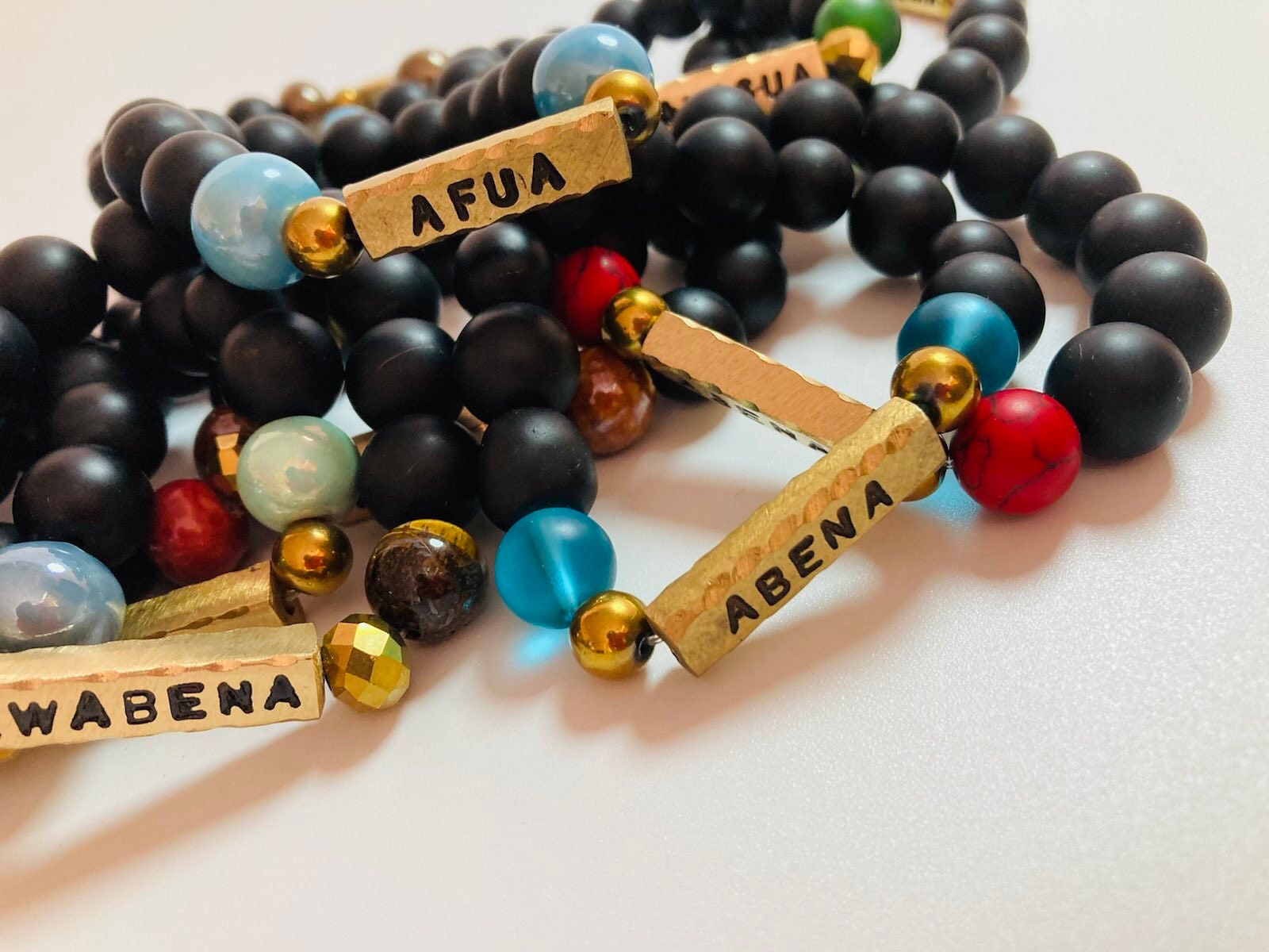 Akua Ghana day name bracelet — Style Me African