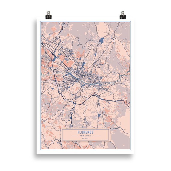 Digital Prints Prints Art & Collectibles Geo Map Travel Poster Plan ...