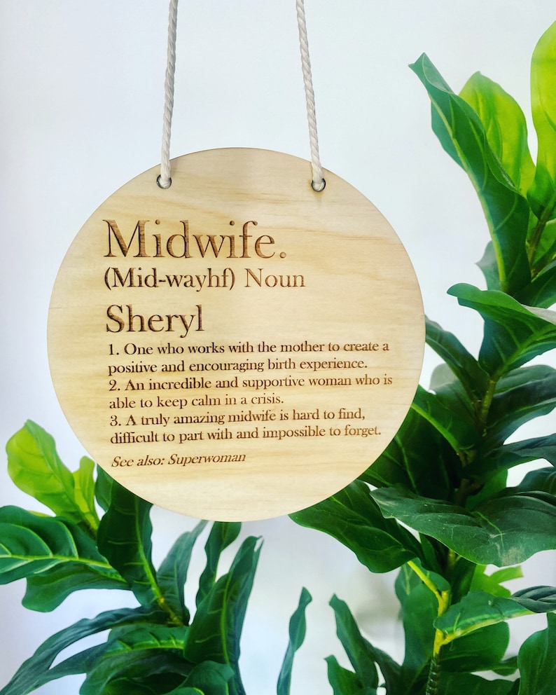 Midwife Appreciation Plaque - Etsy