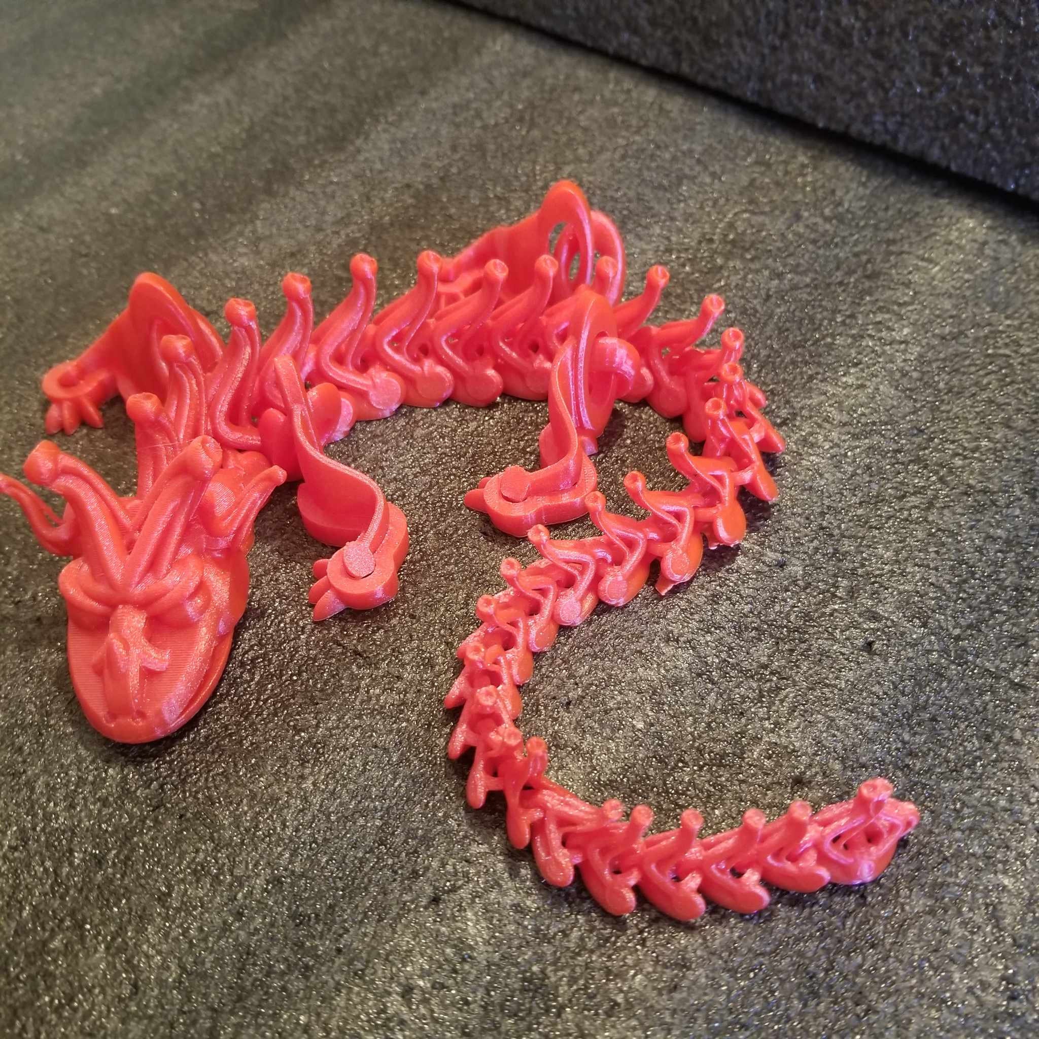 Articulated Dragon Fidget Flexy Mech Jester Dragon Designed by ...