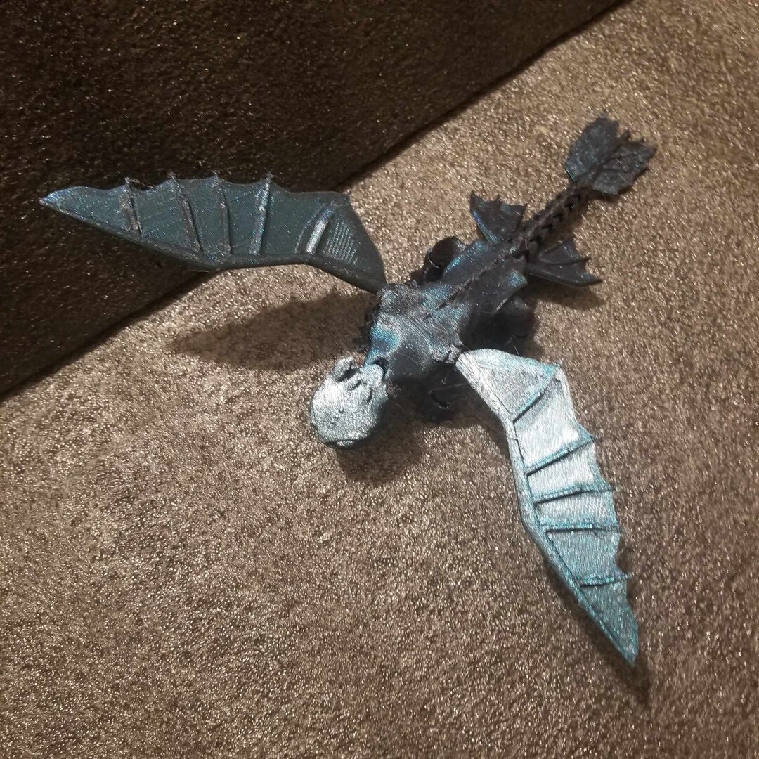Articulated Dragon Fidget Flexi Toothless Dragon Designed by - Etsy UK