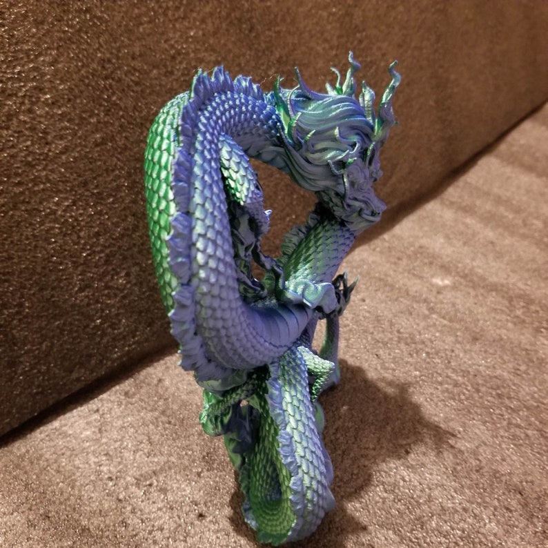 NEW Azure Cloud Wyrm Designed by Kijaidesign dragon - Etsy