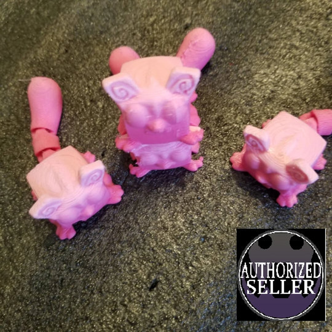 Articulated Sugar Cube Glider Stacking Game Flexi Chibi Designed by ...