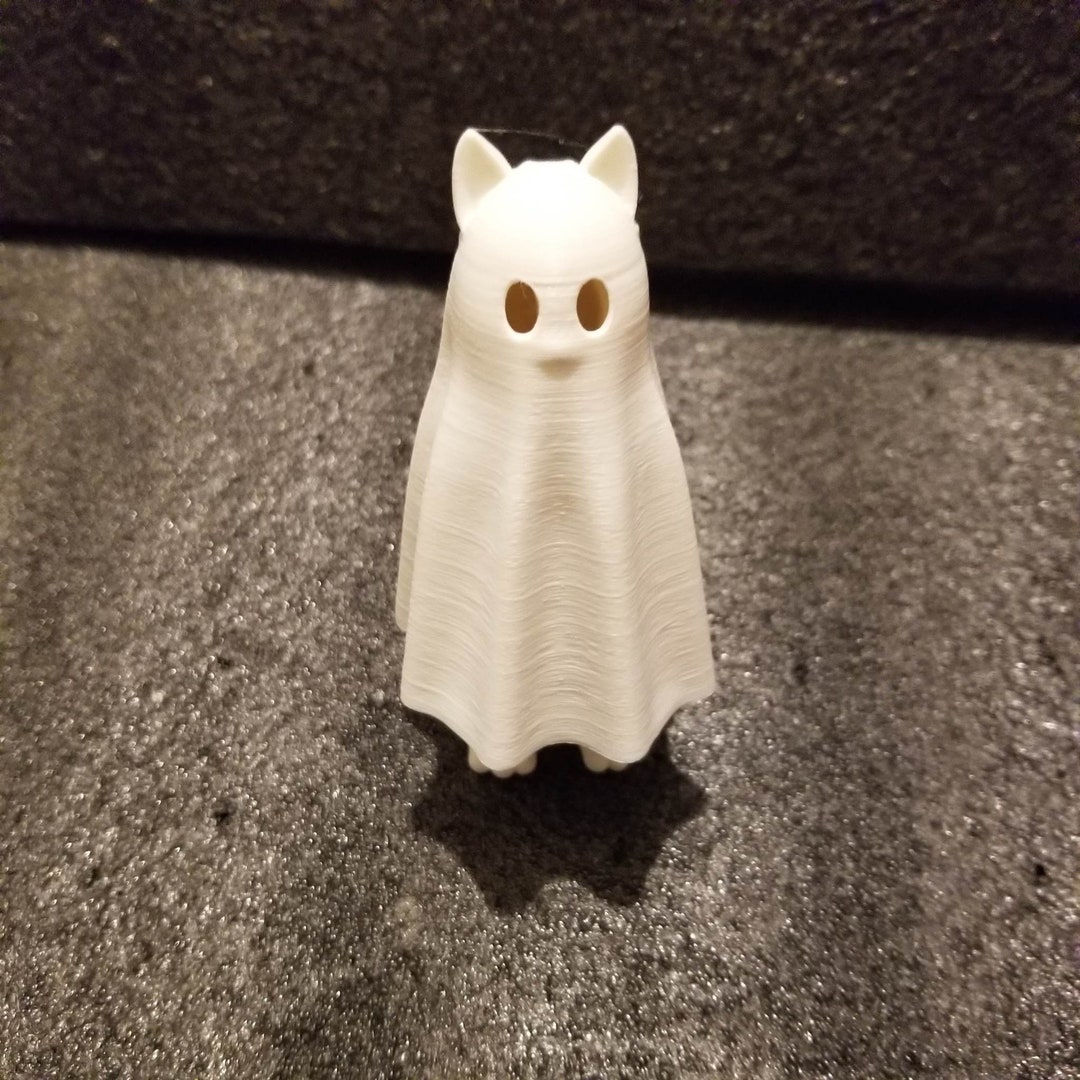 Articulated Ghost Cat Fidget Flexy With Legs and Tail Designed by Zou3d ...