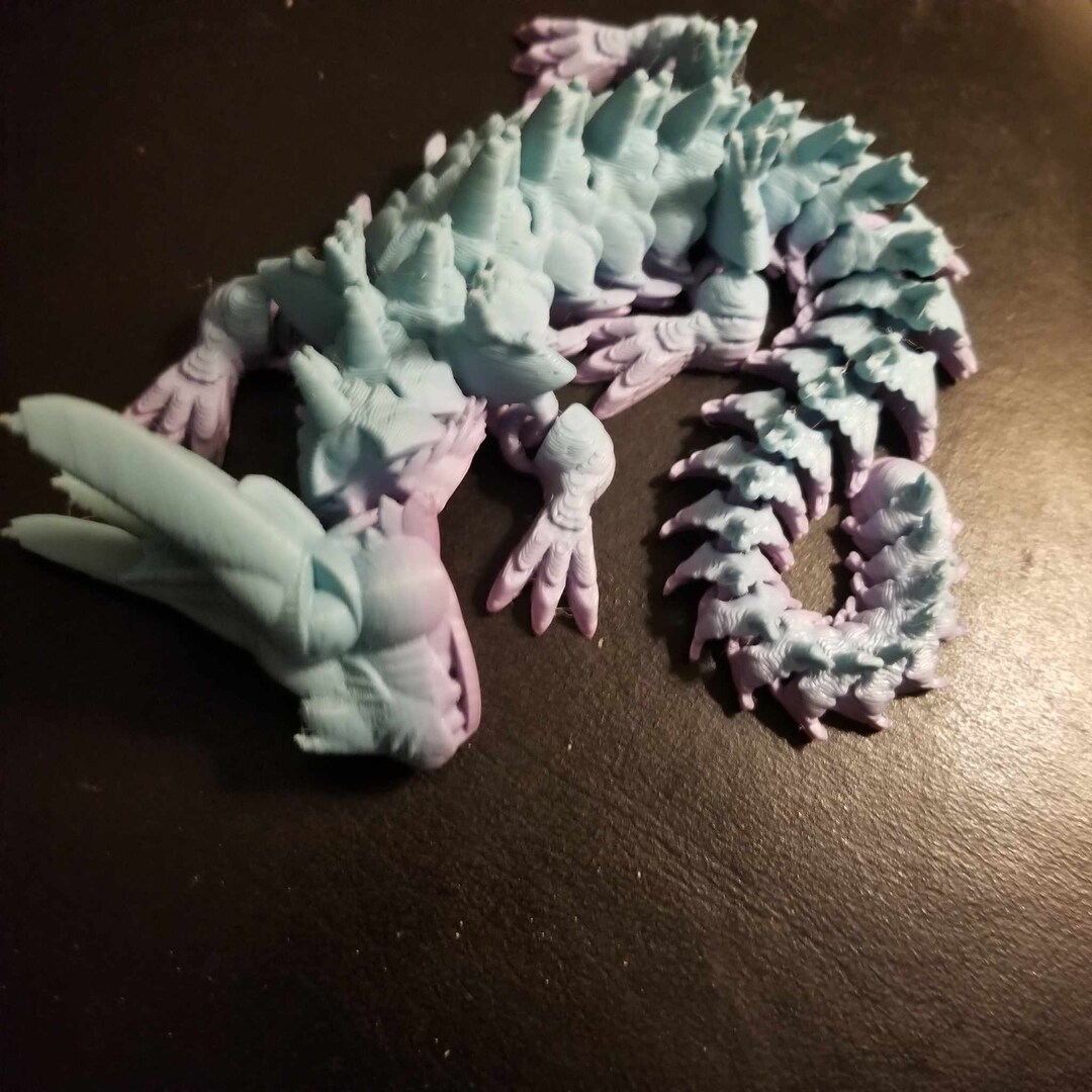 Articulated Dragon Horned Spine Dragon Designed by Shakaworld3d 3d ...