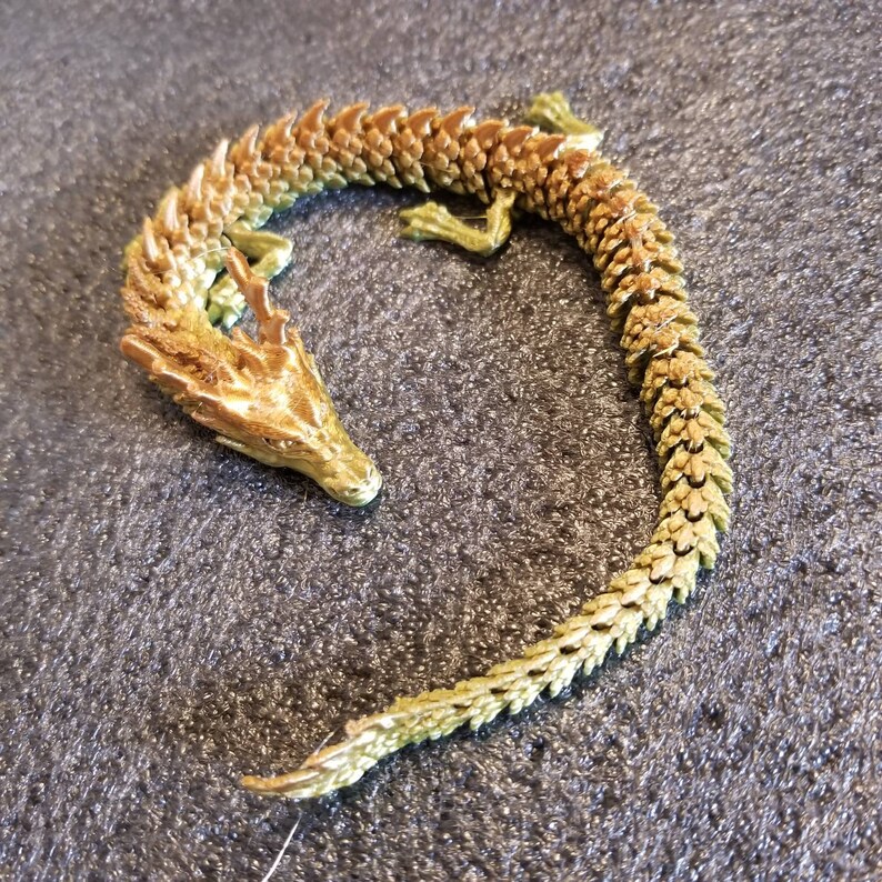 Articulated Flexi Dragon Designed by Mcgybeer Authorized | Etsy