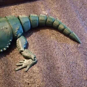 Articulated Dragon Bearded Fidget Flexy Dragon Designed by Mat Mire ...