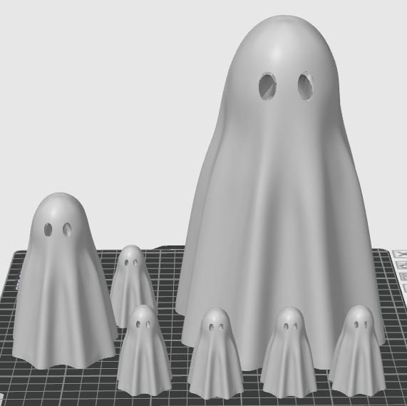 Articulated Flexi Ghost With Legs and Shoes Designed by Zou3d - Etsy