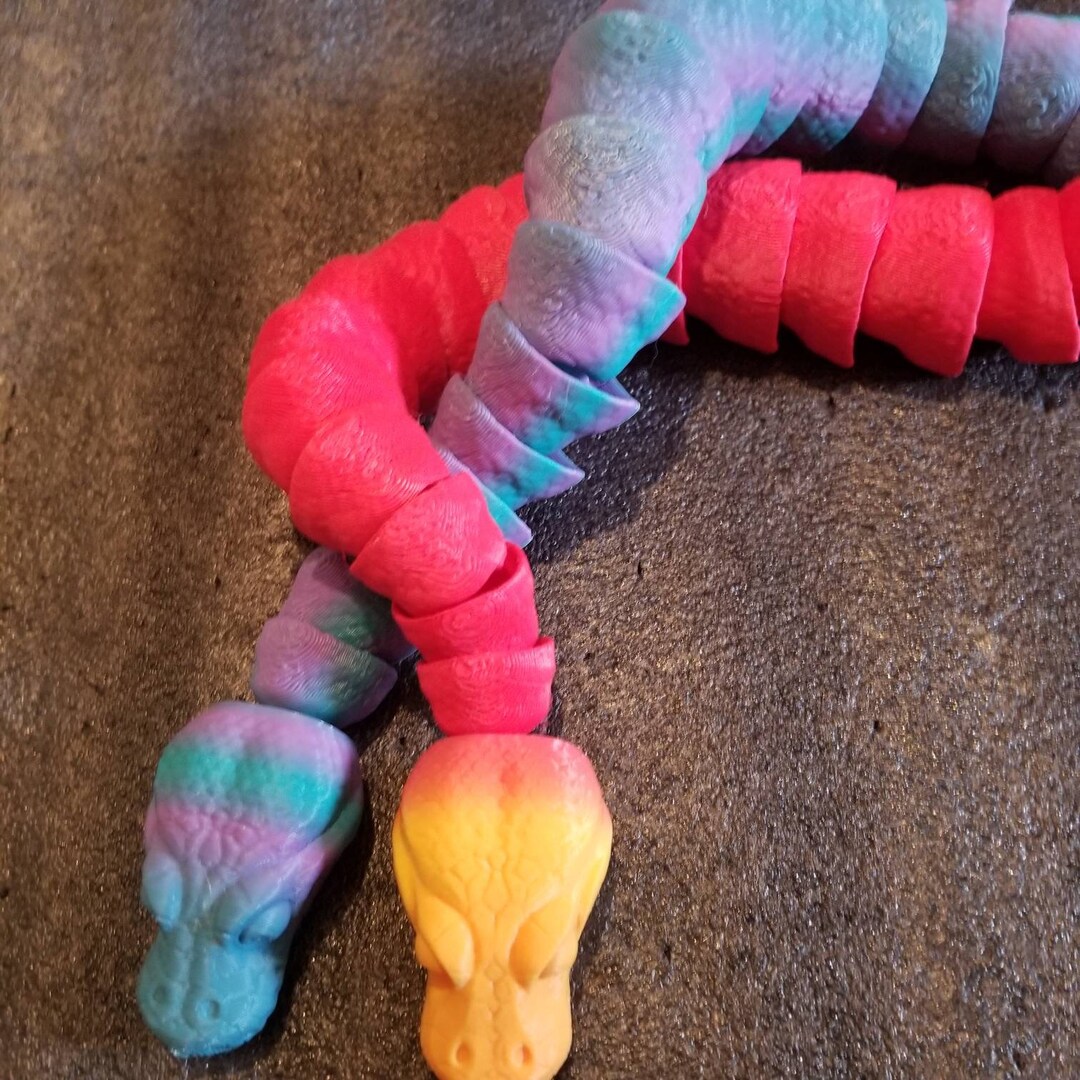 Articulated Flexi Ball Python Designed by Mat Mire Makes - Authorized ...