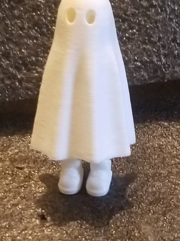 Articulated Flexi Ghost With Legs and Shoes Designed by Zou3d - Etsy