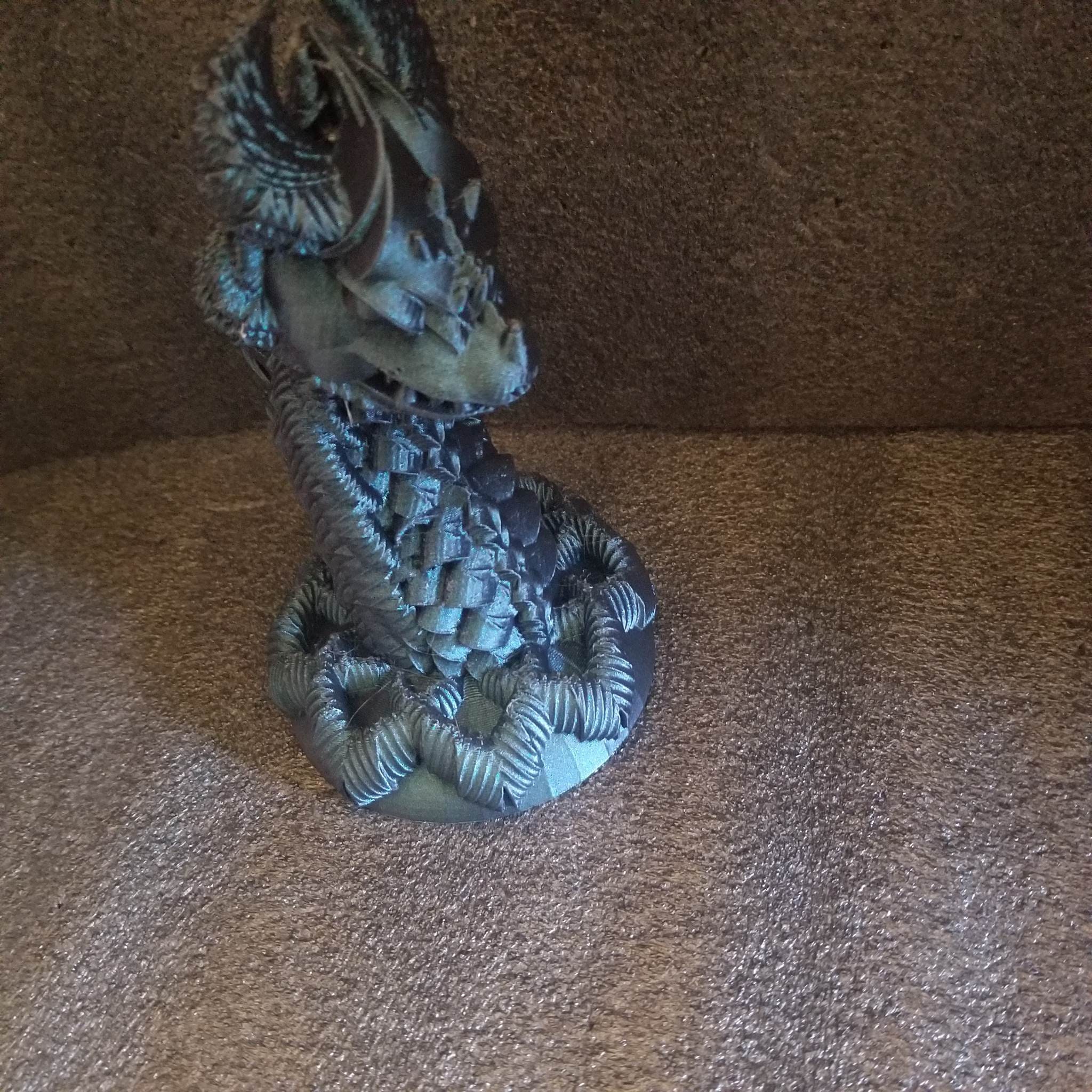 NEW Horned Wicker Dragon Bust Designed by Shakaworld3d - Etsy