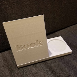 3d Printed Book Holder | Book Barn / Bookmark / Book Spine Saver ...