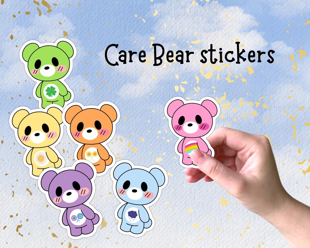 Kawaii Chibi Care Bears Stickers (set or Individually) - Etsy