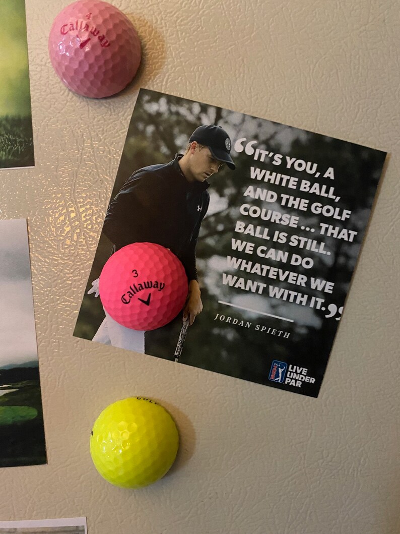 Golf Ball Magnets - Pink Collection - Etsy