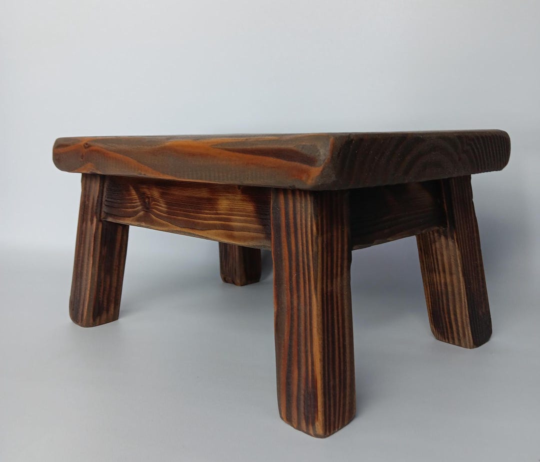 Rustic Distressed Farmhouse Kitchen Step up Stool Footstool - Etsy