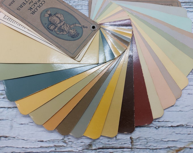 Antique Color Pack Samples for Painters, Dutch Boy National Lead ...