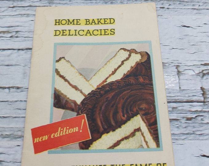Vintage 1931 Swans Down Cake Flour Cookbook Recipe Booklet - Etsy