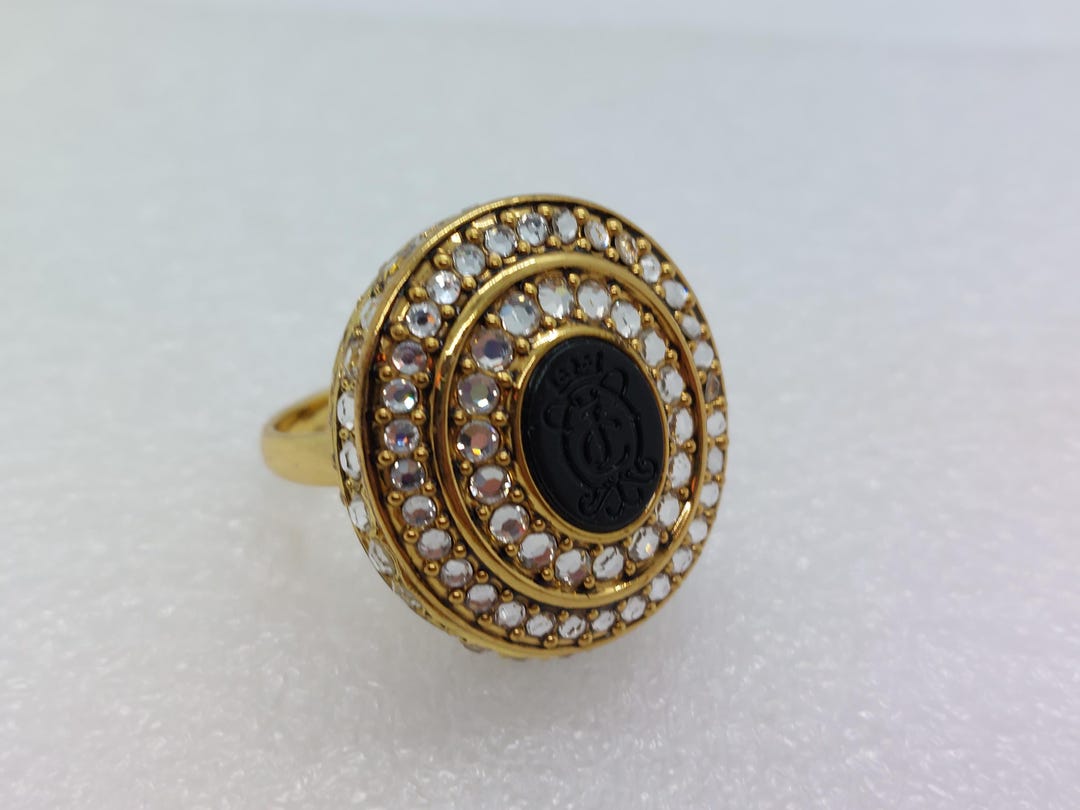 Vintage Juicy Couture Perfume Ring Adjustable Size Solid Fragrance ...