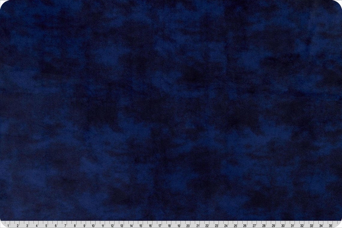 Shannon Fabrics Extra Wide 90" Mist Cuddle Navy Minky Fabric - Etsy