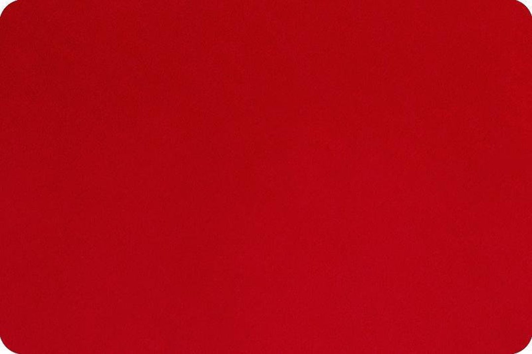 Shannon Fabrics Extra Wide 90" Solid Cuddle 3 Scarlet Minky Fabric - Etsy
