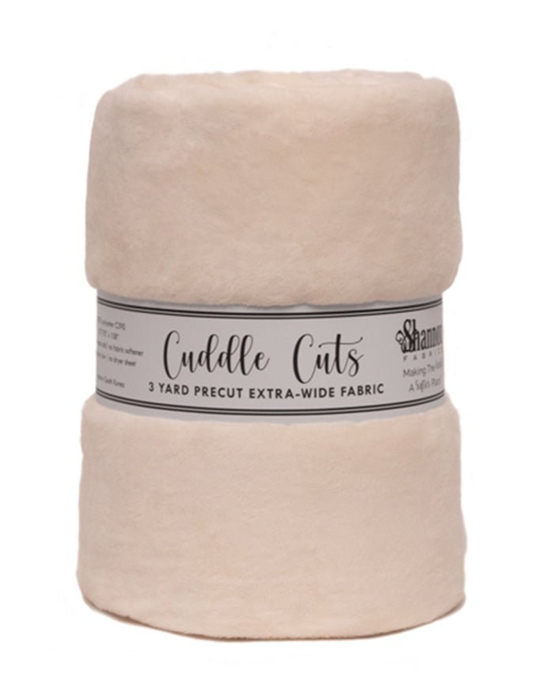 Shannon Fabrics 3 Yard Cuddle Cut Extra-wide Ivory Minky Fabric (90 ...