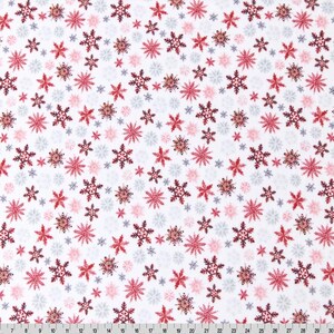 Shannon Fabrics Digital Cuddle Snow Frost Scarlet Minky Fabric - Etsy