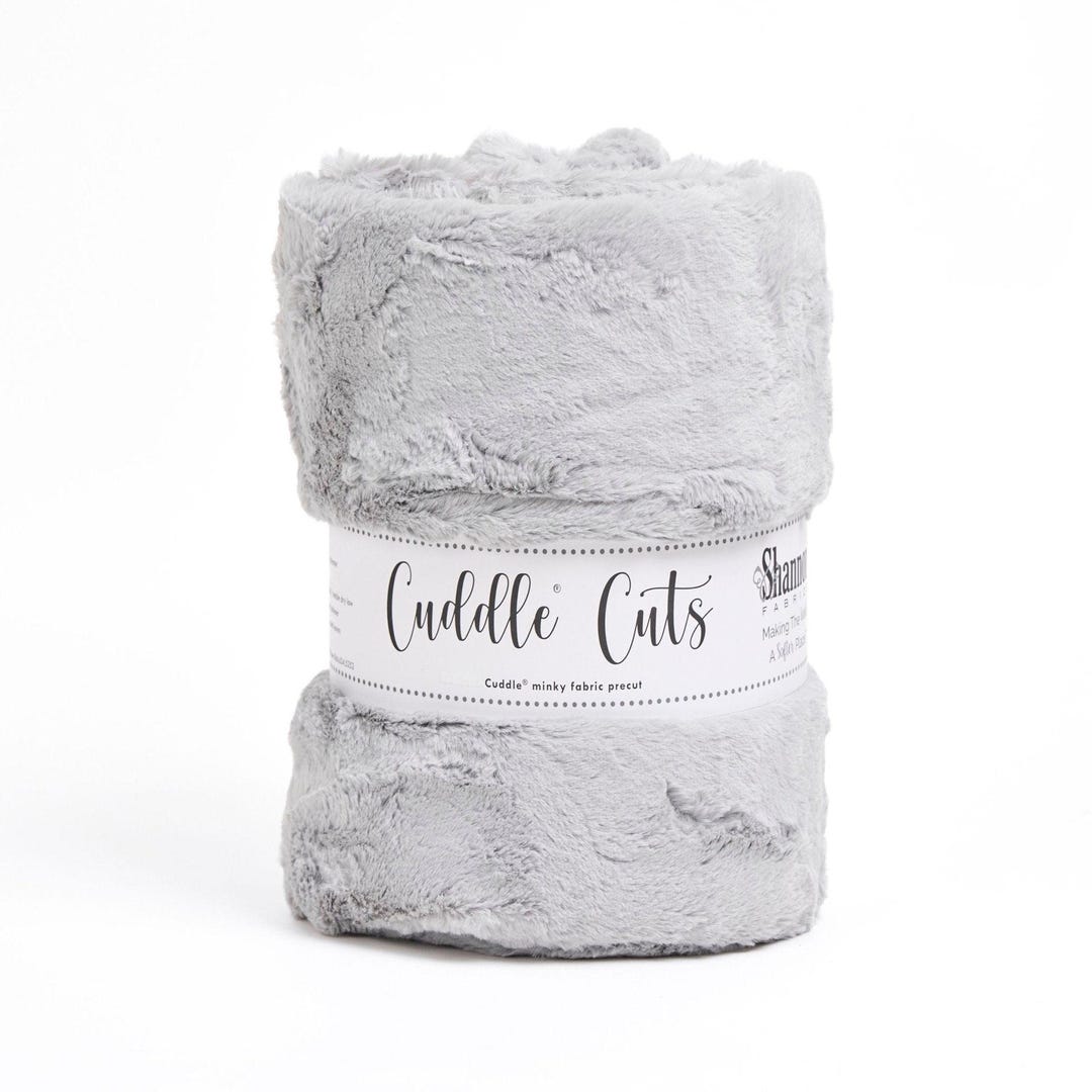 Shannon Fabrics 2.5 Yard Cuddle Cut Mirage 80 Silver Minky Fabric (80"x90") - Etsy