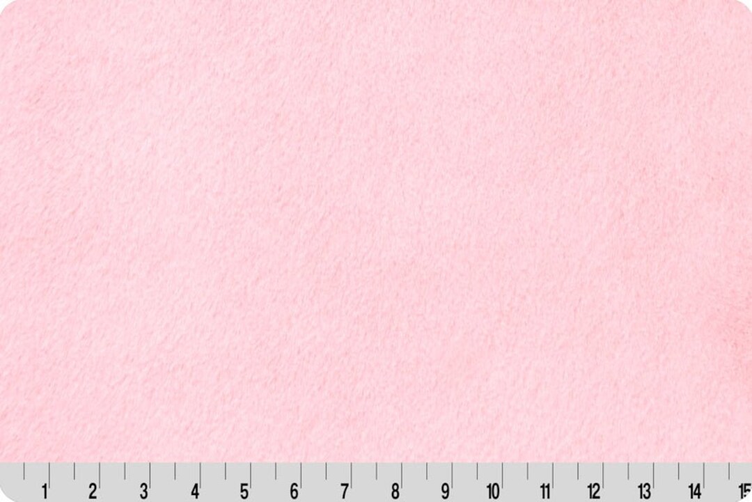 Shannon Fabrics Luxe Cuddle Encore Baby Pink Minky Fabric - Etsy
