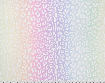 Double Sided Minky Leopard Rainbow Cloud Cuddle® in Pastel From Shannon ...
