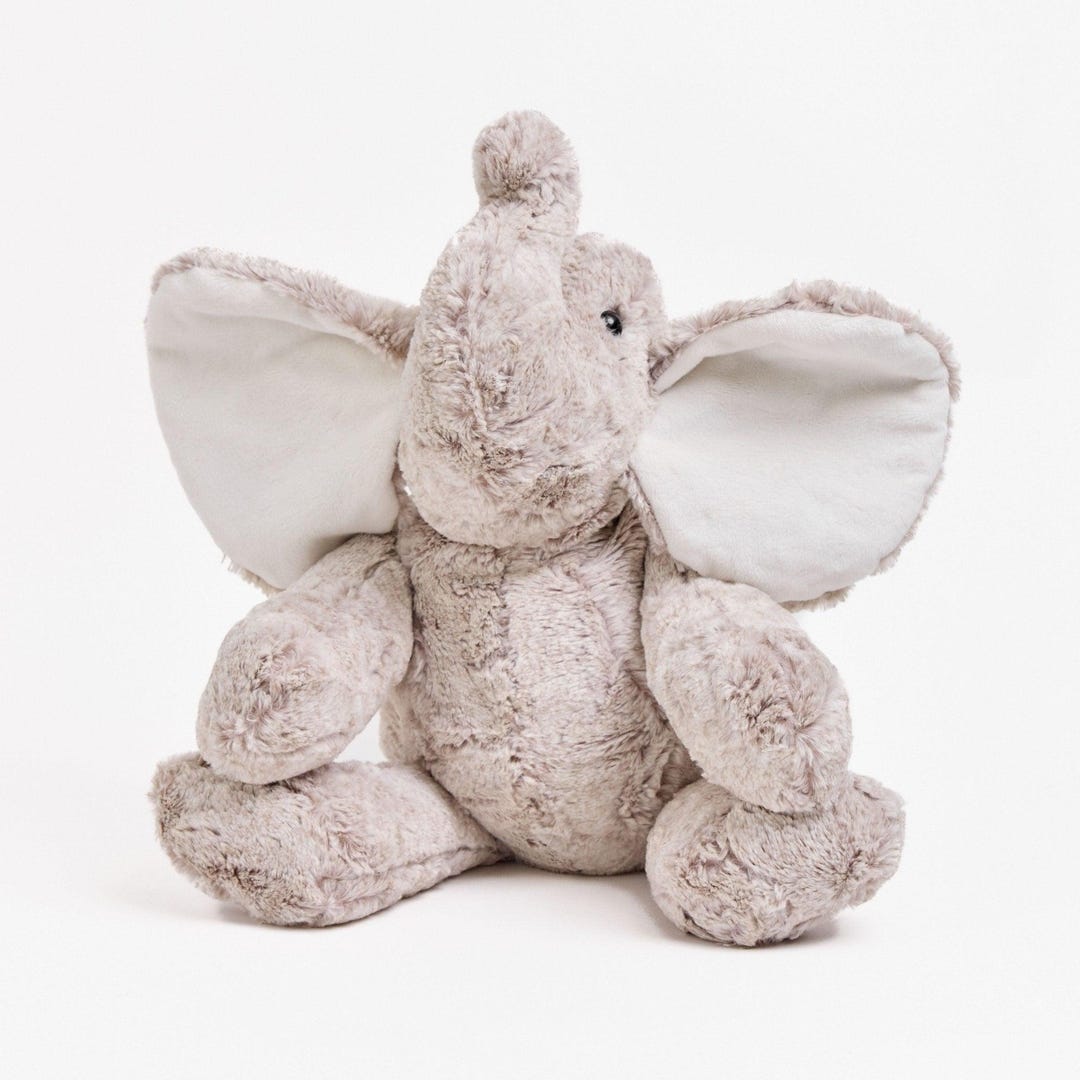 Shannon Fabrics Cuddle Critter Harper Quartz Elephant Minky Fabric Kit - Etsy