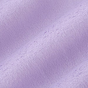 Shannon Fabrics Solid Cuddle 3 Lavender Minky Fabric - Etsy