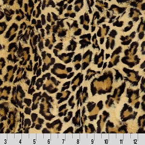 Shannon Fabrics Luxe Cuddle Leopard Sand Minky Fabric - Etsy
