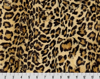 Luxe Cuddle Leopard Blush by the Yard, Shannon Fabrics Minky Leopard ...