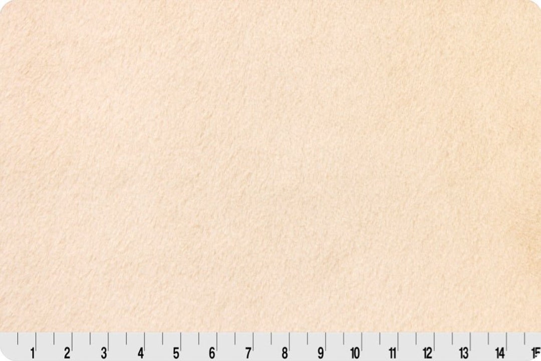 Shannon Fabrics Luxe Cuddle Encore Beige Minky Fabric - Etsy
