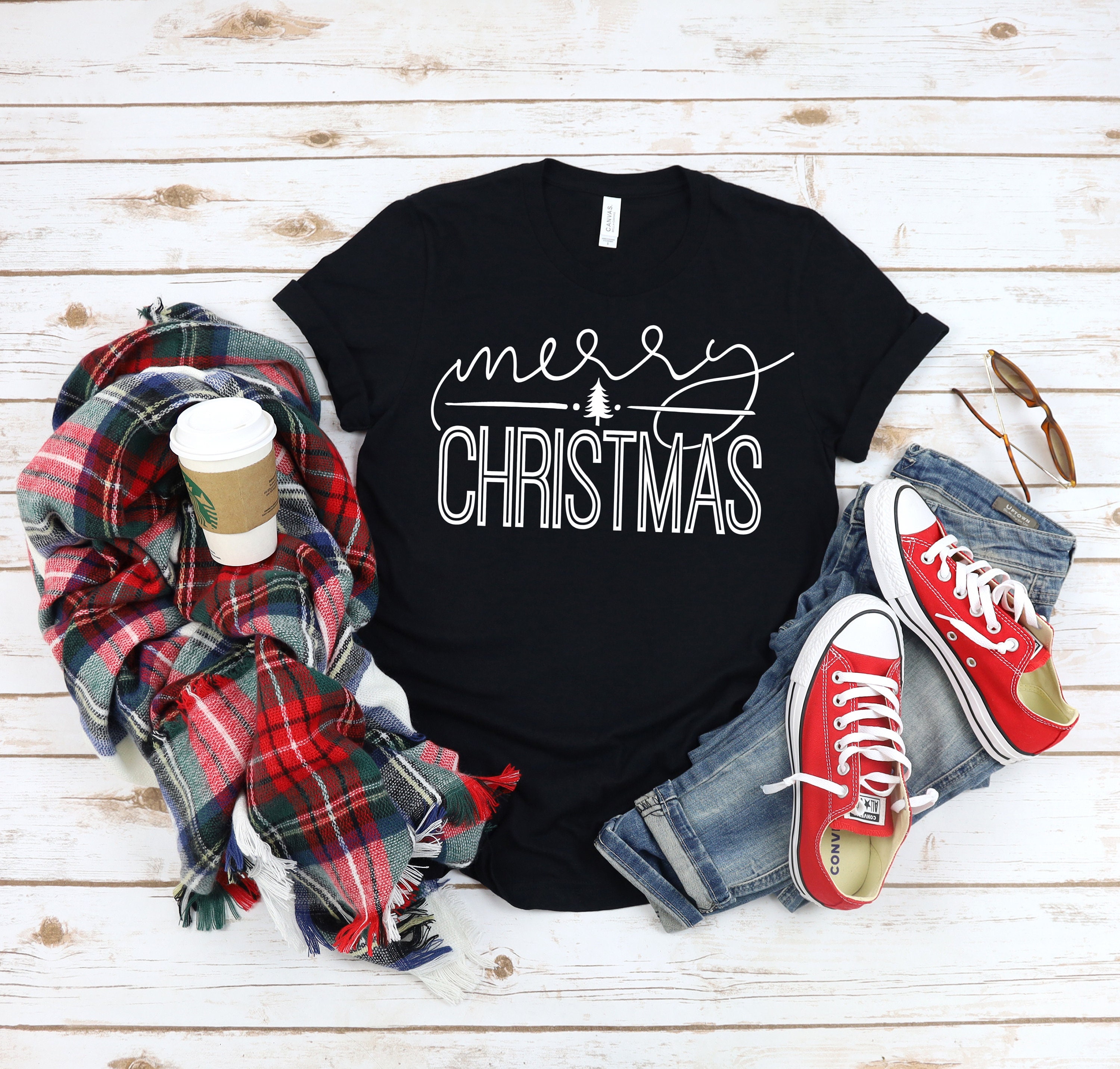 Merry Christmas Shirt Christmas Shirt Matching Family | Etsy