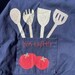 Hand Embroidered Tomato Apron, Handmade Fruit Apron, Hand Embroidery ...