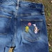 Embroidered Koi Fish on Jeans Embroidered Pants Embroidered - Etsy