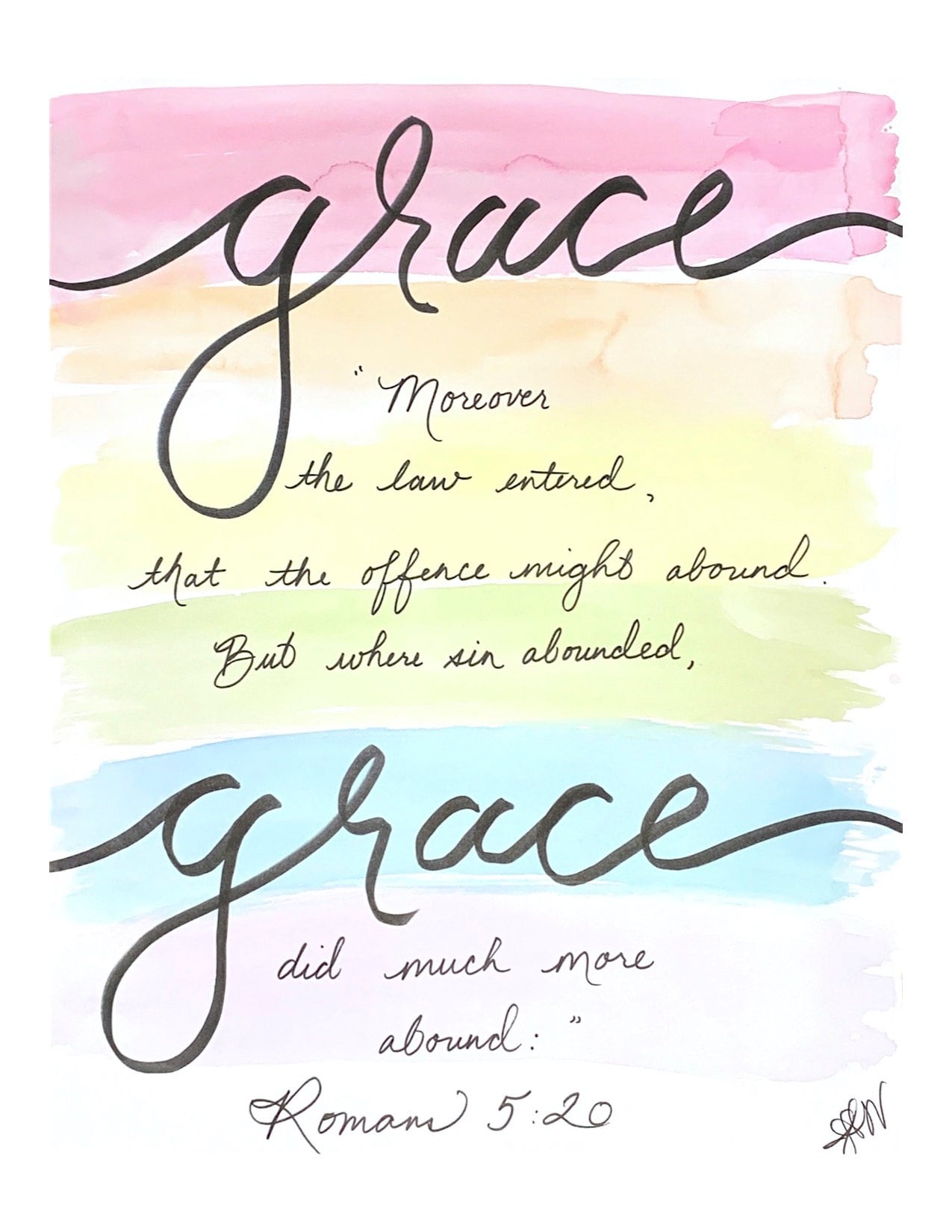 Grace Watercolor - Etsy