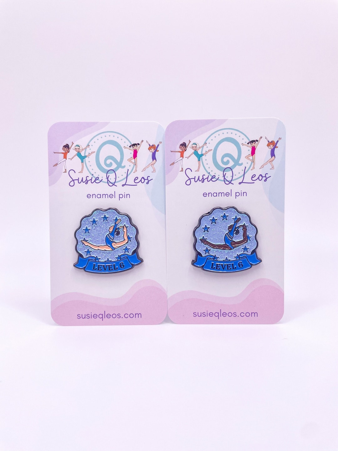 Level 6 Gymnastics Enamel Pin: Gym Bag Charm - Etsy