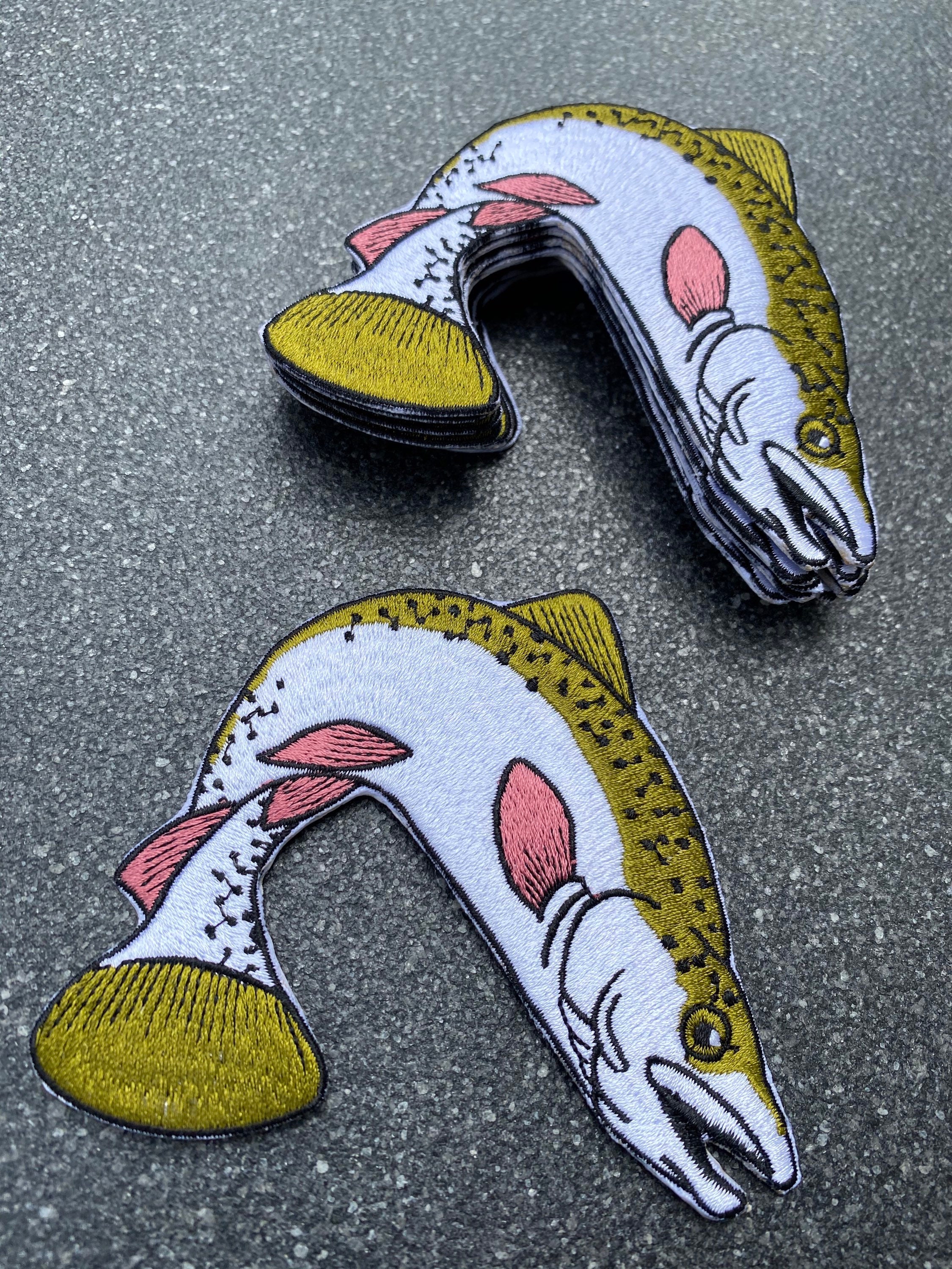 Made to Order BIG-FISH Patch A / Embroidered / 4 / Iron on | Etsy