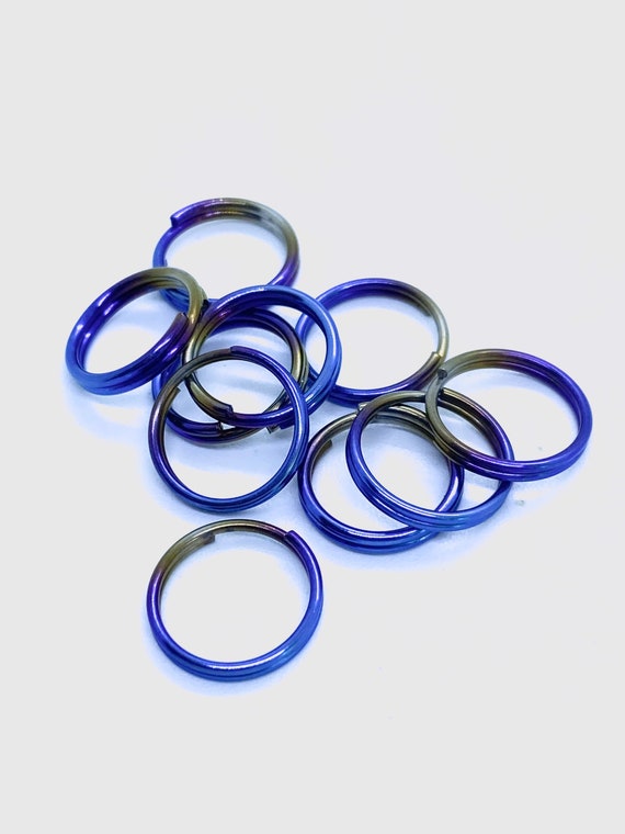Made To Order 10x Pack Mini Split Ring / ANO Rainbow / | Etsy