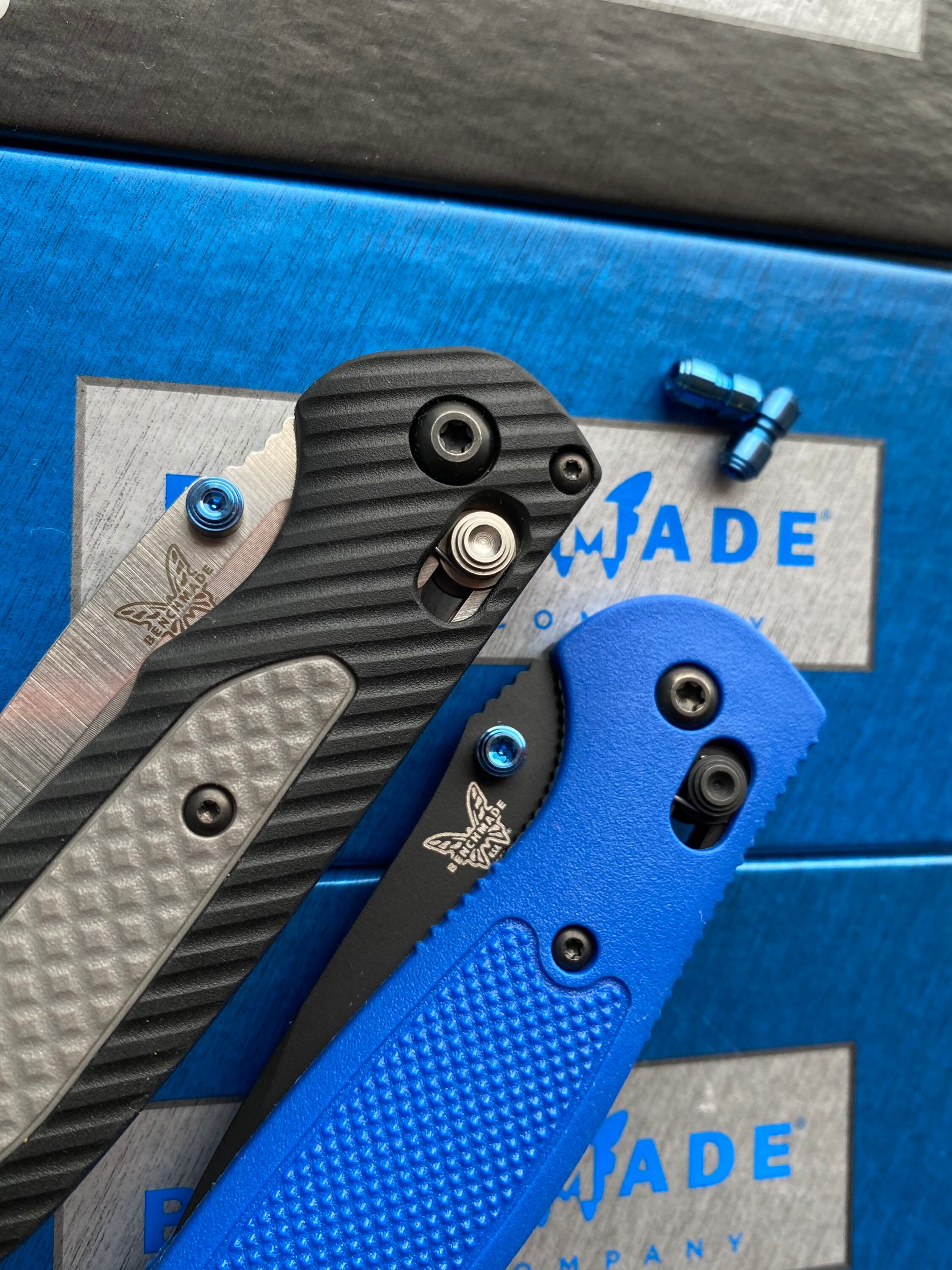 OG Titanium Thumb Stud BLUE / Fits Benchmade Griptilian - Etsy