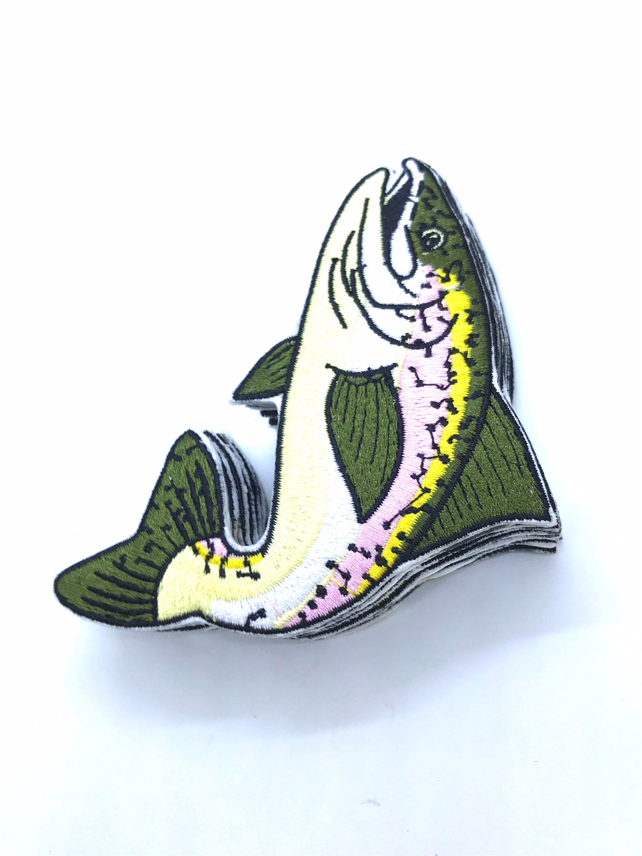 Made to Order BIG-FISH Patch B / Embroidered / 4 / Iron on | Etsy