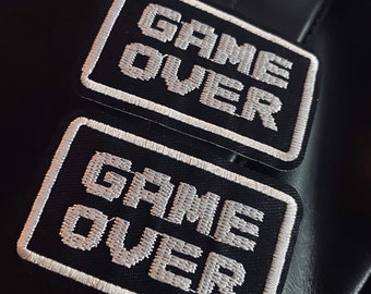 Game Over Iron on Patch - Etsy