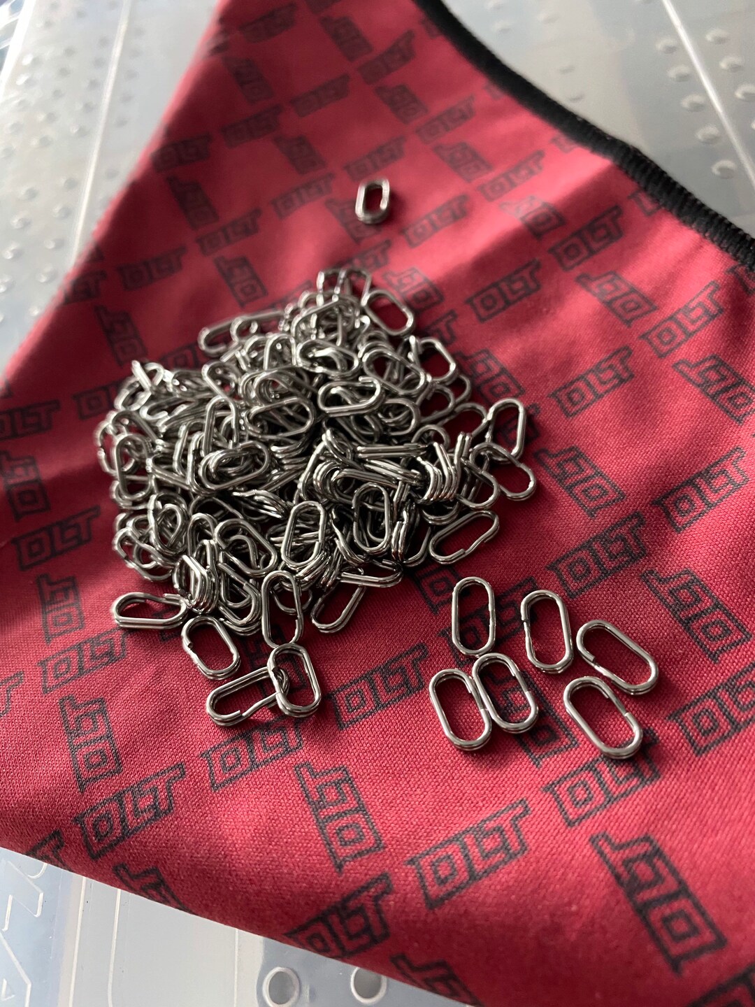 OVAL Double Split Rings / Line Tackle Connectors / Micro 5mm - Etsy