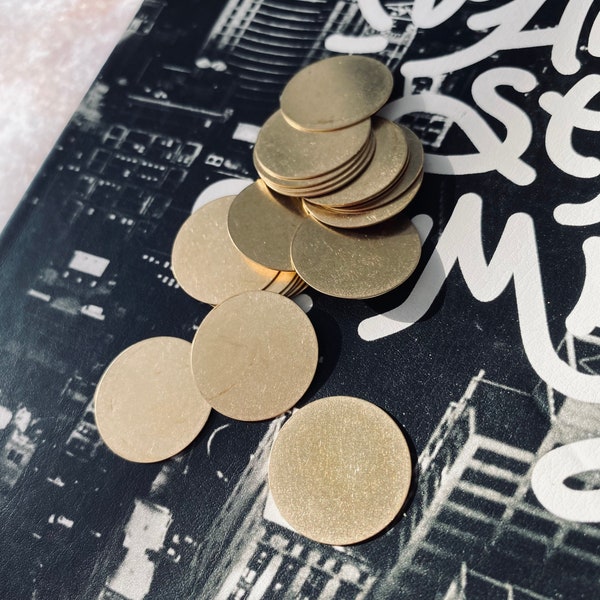 Brass Discs - Etsy