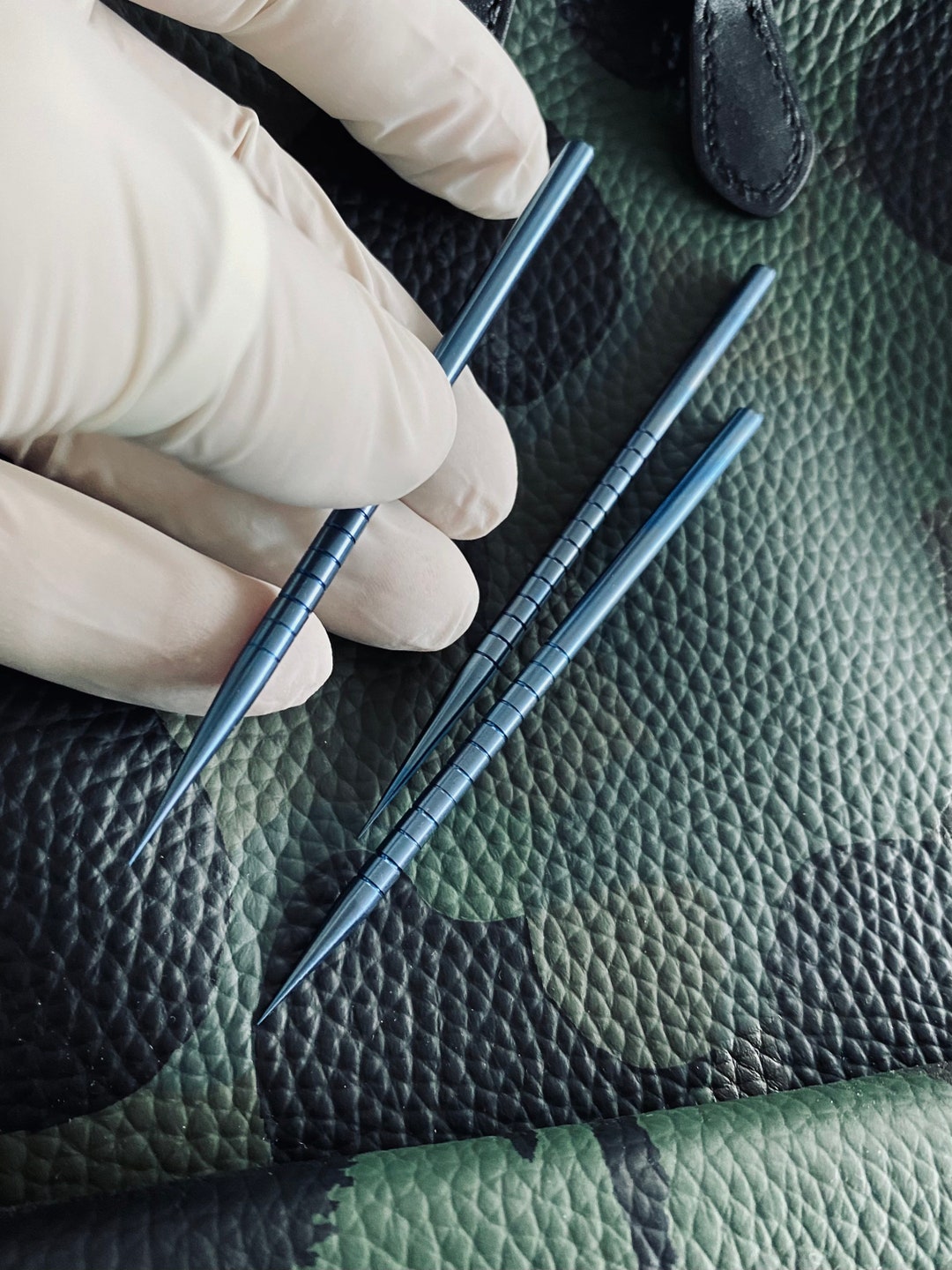 Made to Order TOO-SHARP / Edc Spike / 3.9 / ANO Blue / - Etsy
