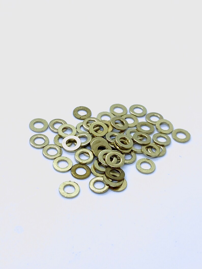 Made to Order M2.5 Solid BRASS Washer / 500x Washers - Etsy